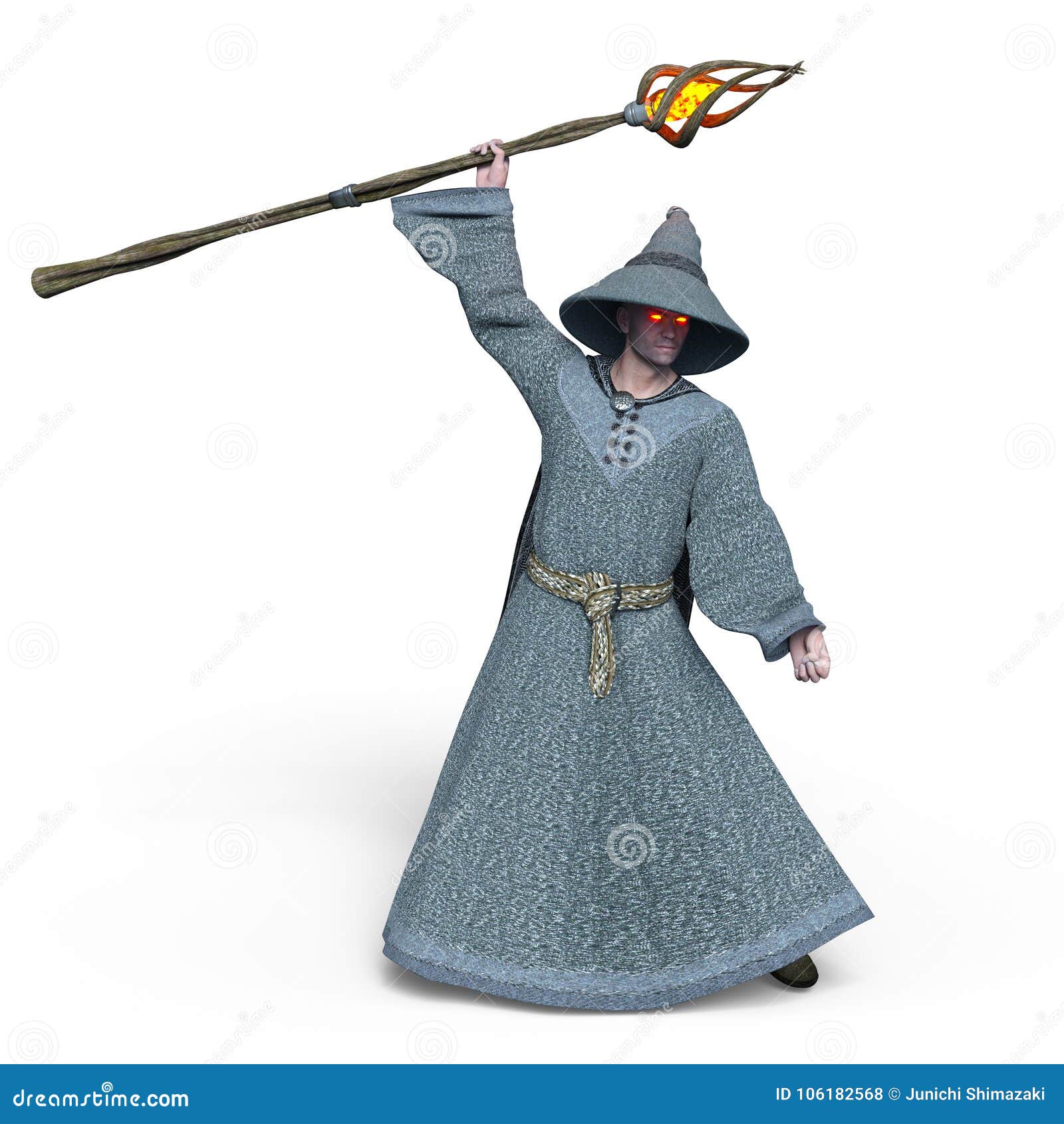 Myrddin stock illustration. Illustration of white, costume - 106182568