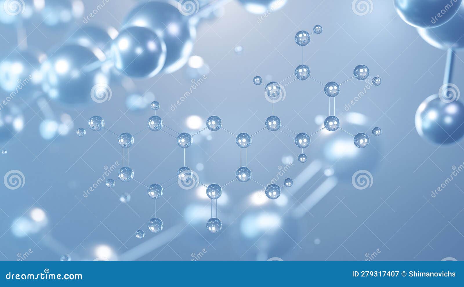 Myricetin Molecular Structure 3d, Flat Model, Flavonoid, Structural ...