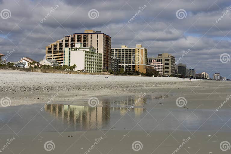 Myrtle Beach in Spring stock image. Image of break, holiday - 9368017