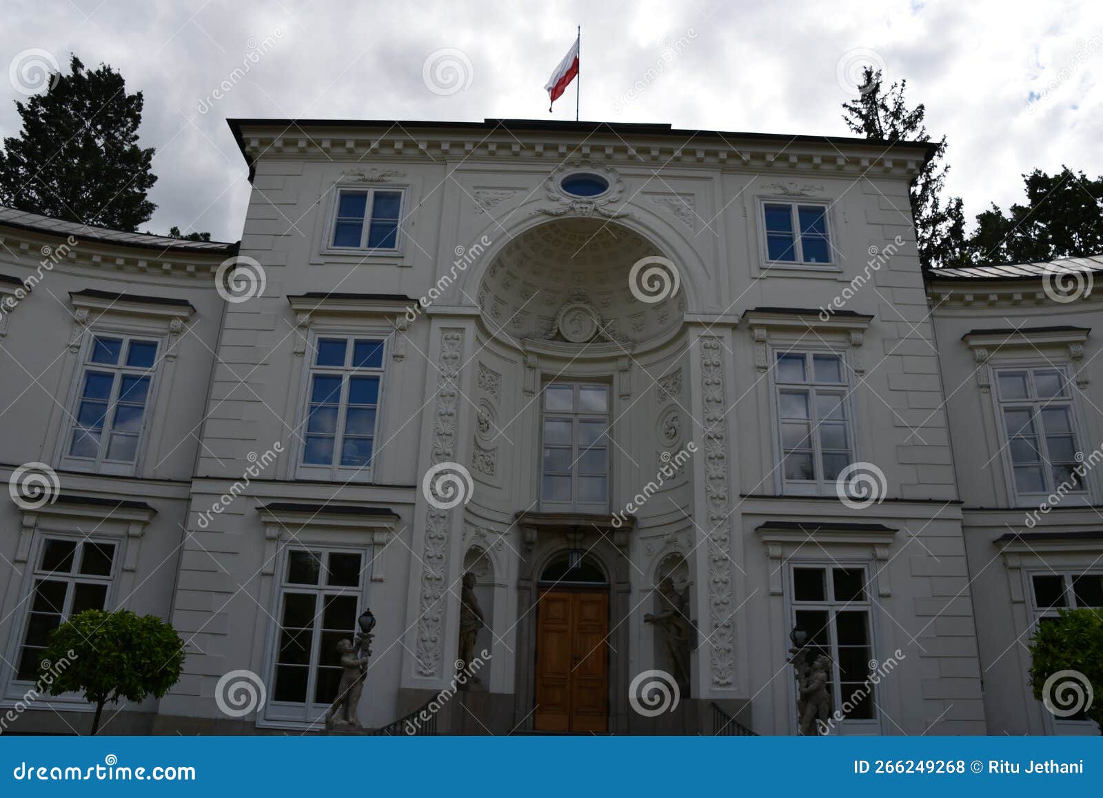 The Myslewicki Palace at Royal Lazienki Museum in Warsaw, Poland ... The Myslewicki Palace at Royal Lazienki Museum in Warsaw, Poland ...
