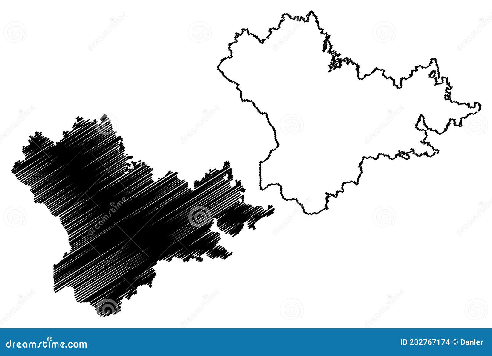 Mysore District Karnataka State, Republic of India, Mysore Division Map ...