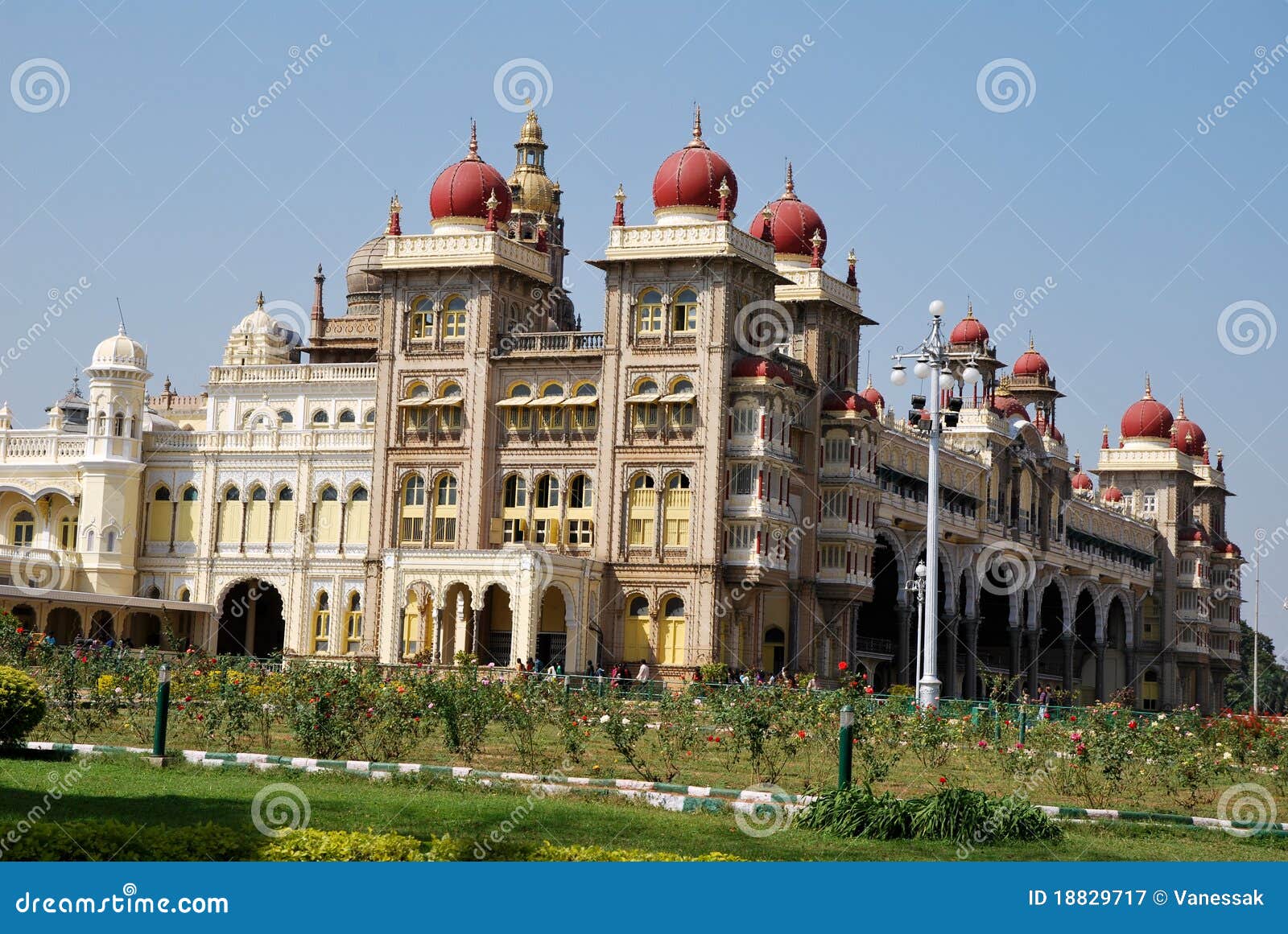 Mysore palace in India stock image. Image of monument - 18829717