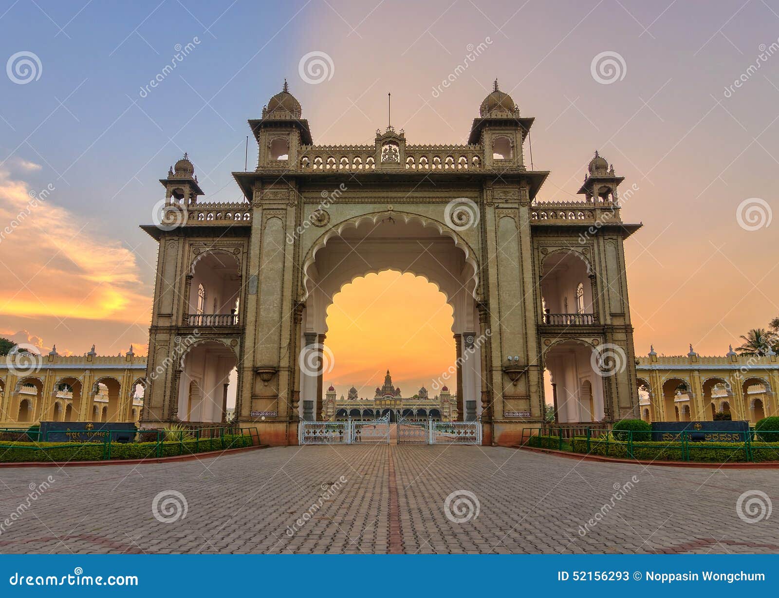 Mysore Palace - India stock image. Image of castle, famous - 52156293