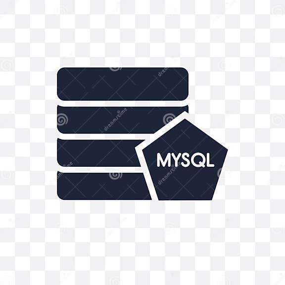 Mysql Transparent Icon. Mysql Symbol Design from Programming Col Stock Vector - Illustration of ...