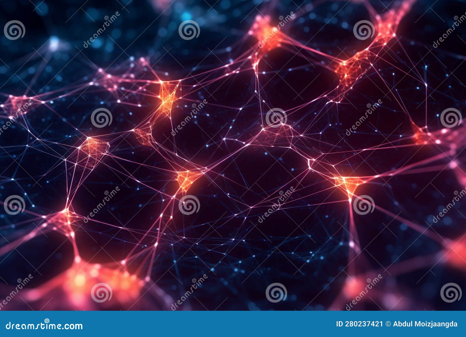 Mysterious Abstract Network Concept Emerges from the Depths of Darkness ...