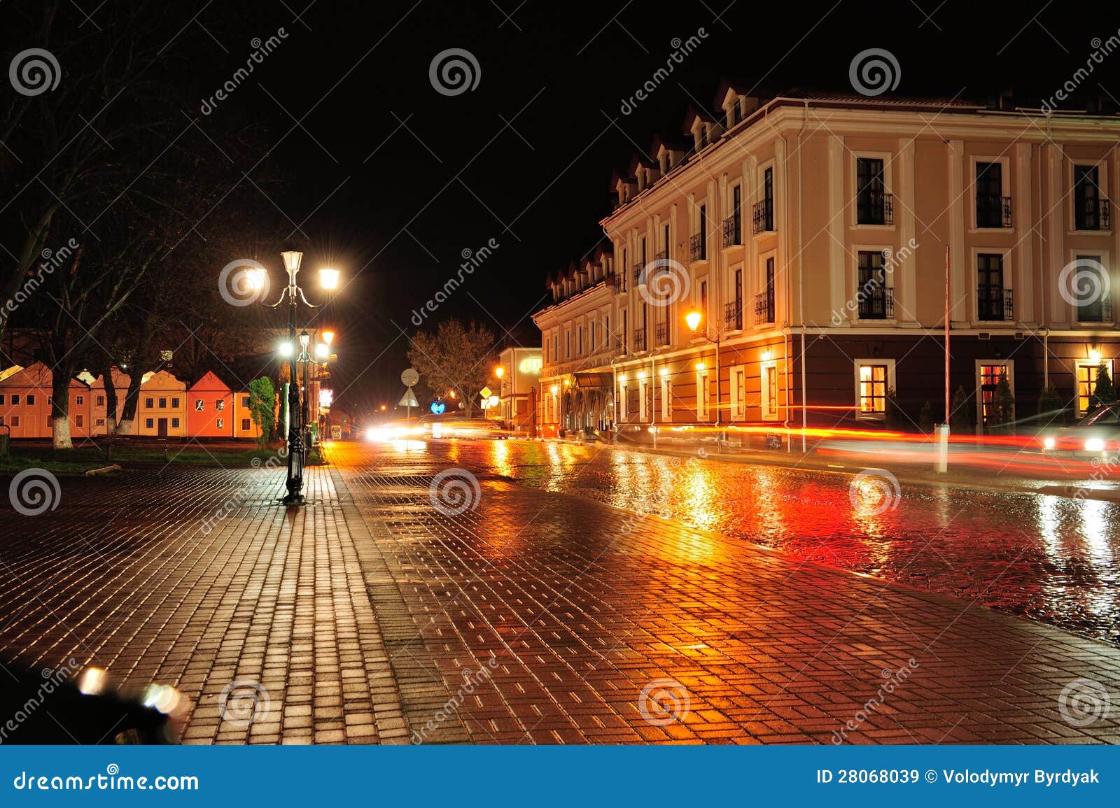 Mysterious alley stock image. Image of architecture, lighting - 28068039