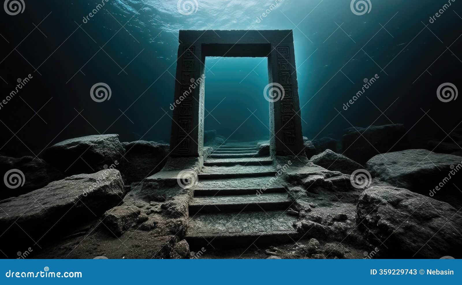 Mysterious Ancient Jungle Ruins Covered In Lush Greenery And Enigmatic ...