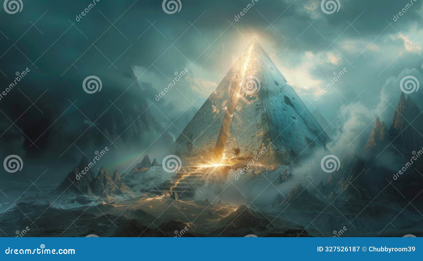 Mysterious Artwork of the Prism of Power Radiating an Ominous Glow ...