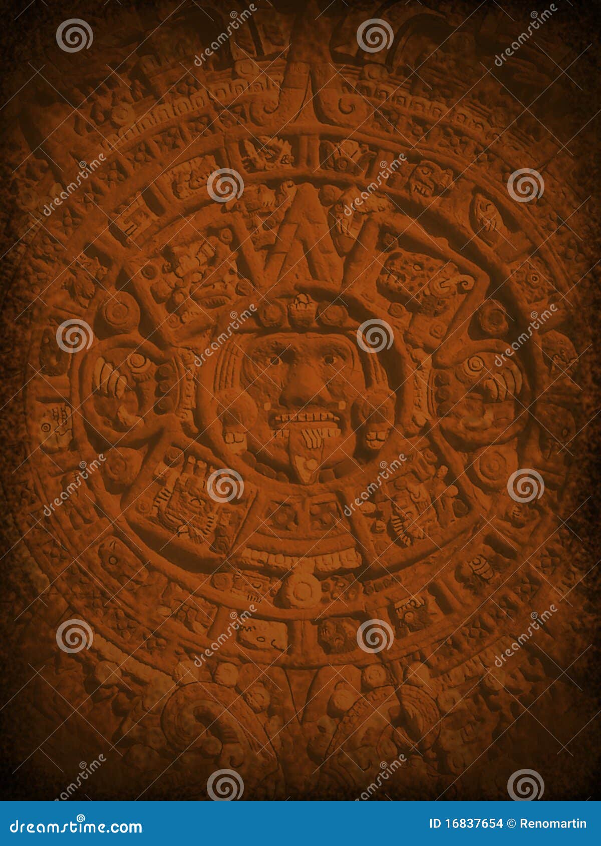 Aztec Stone Wall Texture For Backgrounds And Designs. Stock Photography ...
