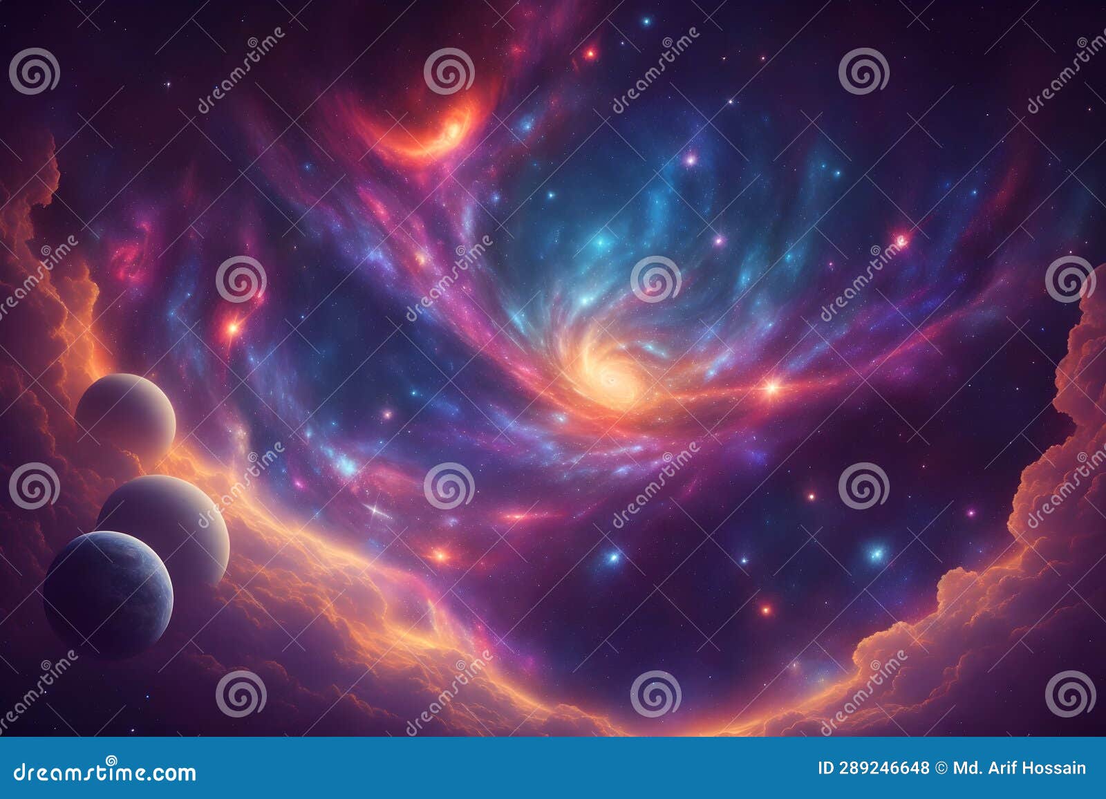 A Mysterious and Beautiful Interstellar Pattern of Stars and Galaxies ...