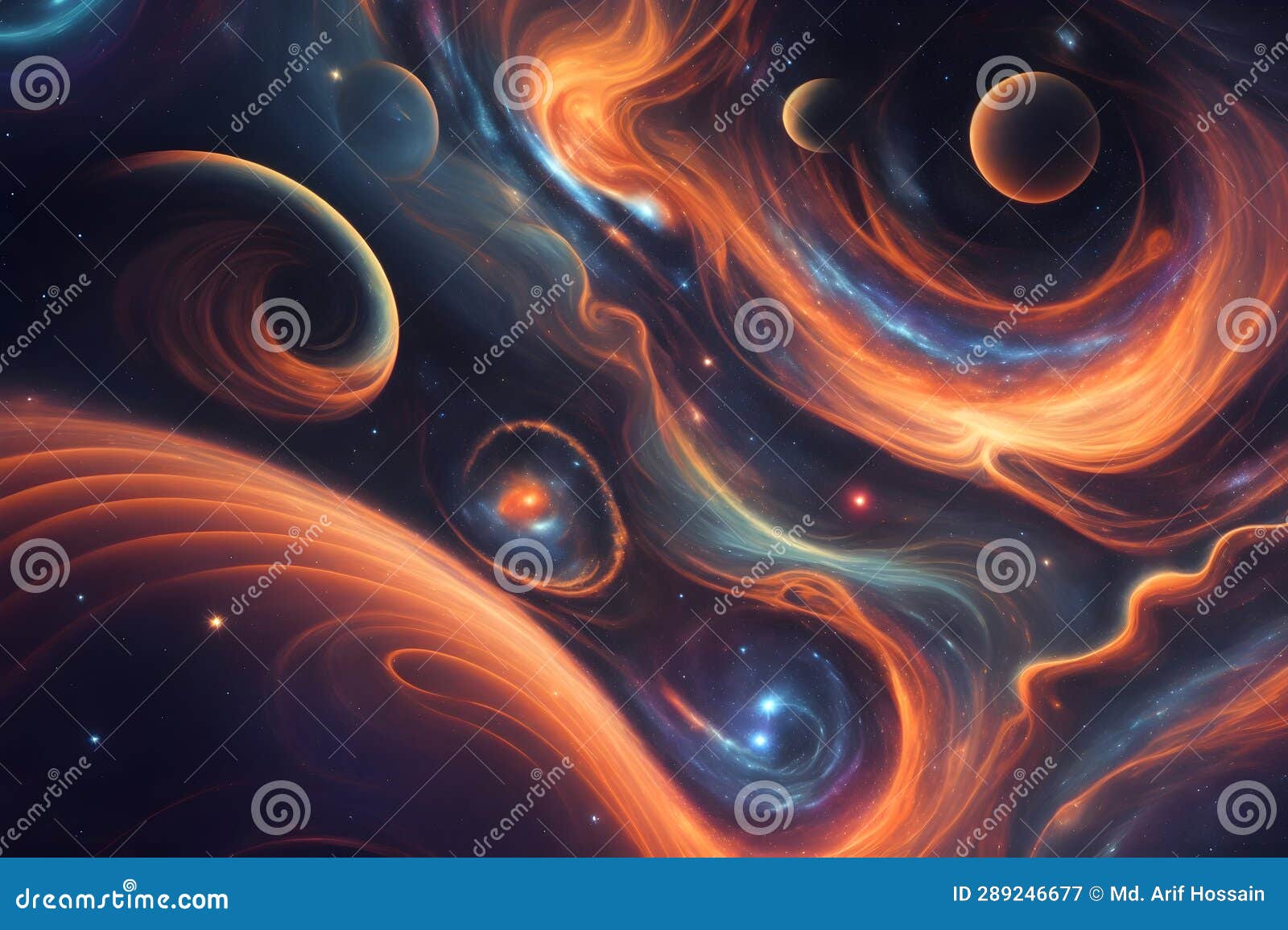 A Mysterious and Beautiful Interstellar Pattern of Stars and Galaxies ...