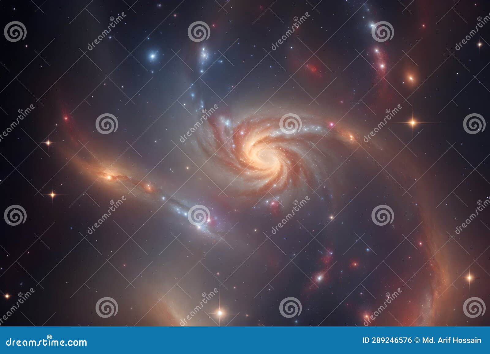 A Mysterious and Beautiful Interstellar Pattern of Stars and Galaxies ...