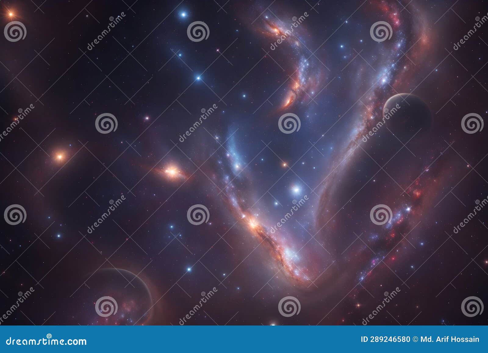 A Mysterious and Beautiful Interstellar Pattern of Stars and Galaxies ...