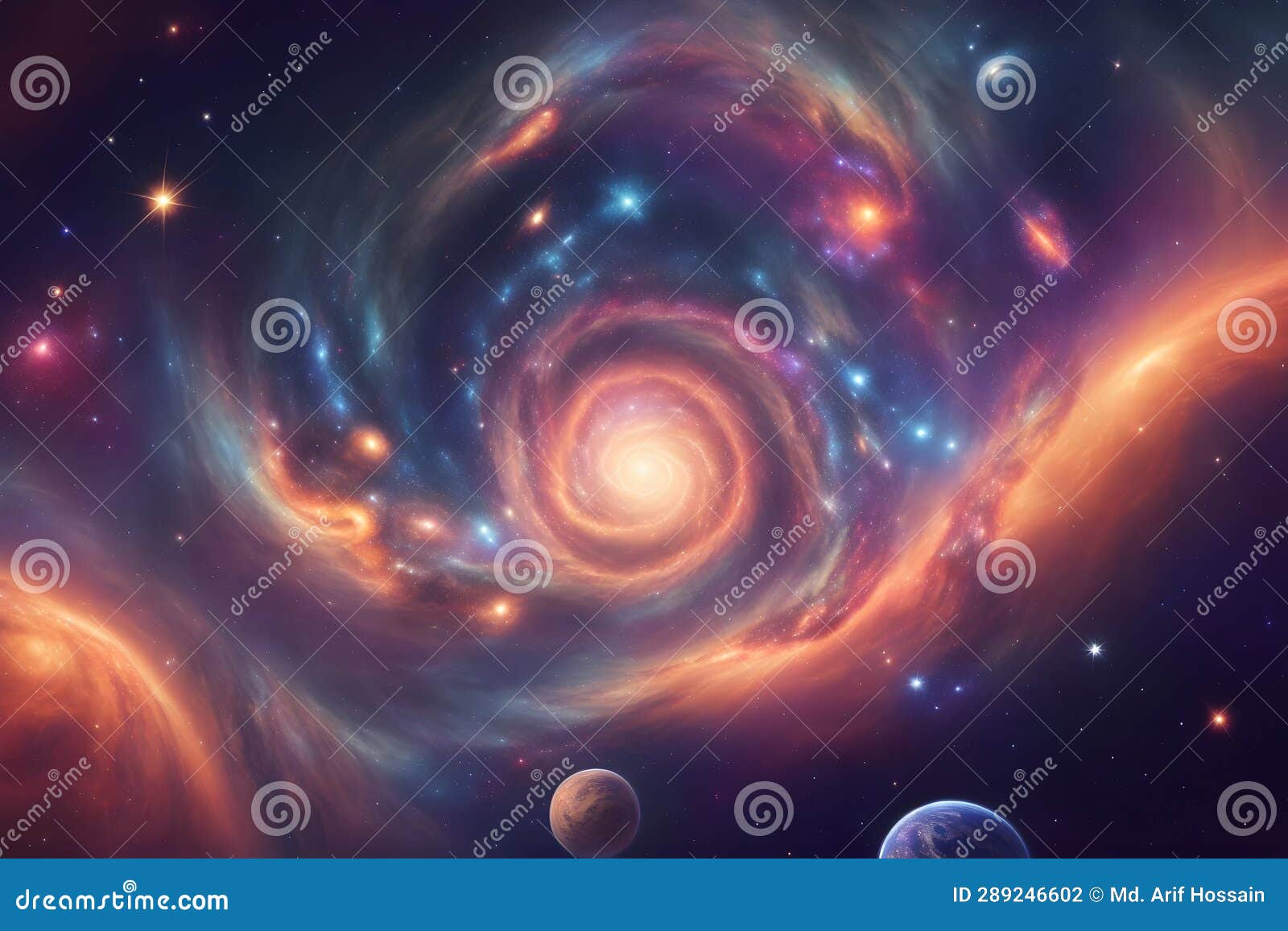 A Mysterious and Beautiful Interstellar Pattern of Stars and Galaxies ...