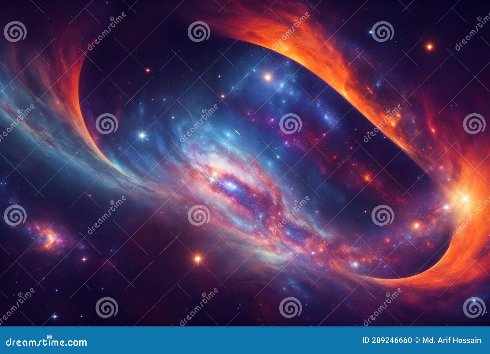 A Mysterious and Beautiful Interstellar Pattern of Stars and Galaxies ...