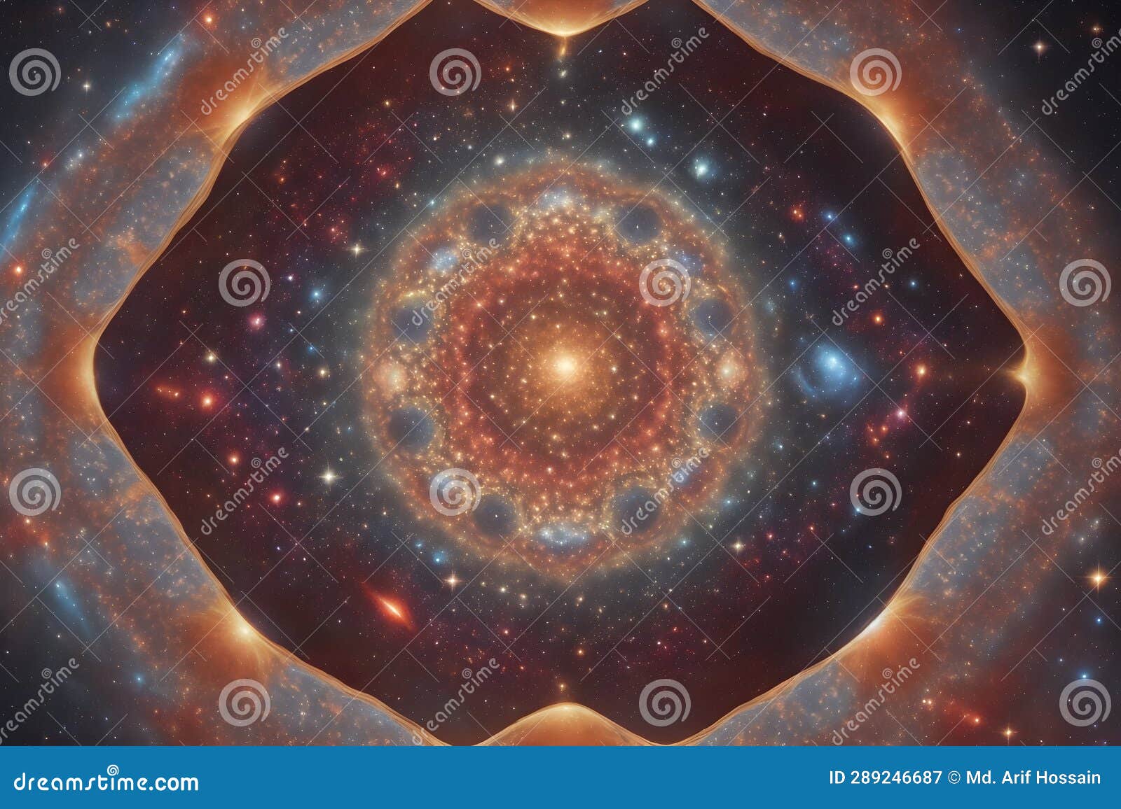 A Mysterious and Beautiful Interstellar Pattern of Stars and Galaxies ...