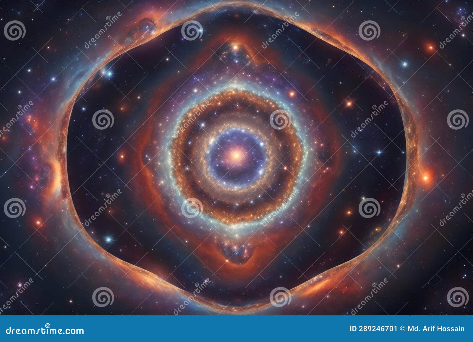 A Mysterious and Beautiful Interstellar Pattern of Stars and Galaxies ...