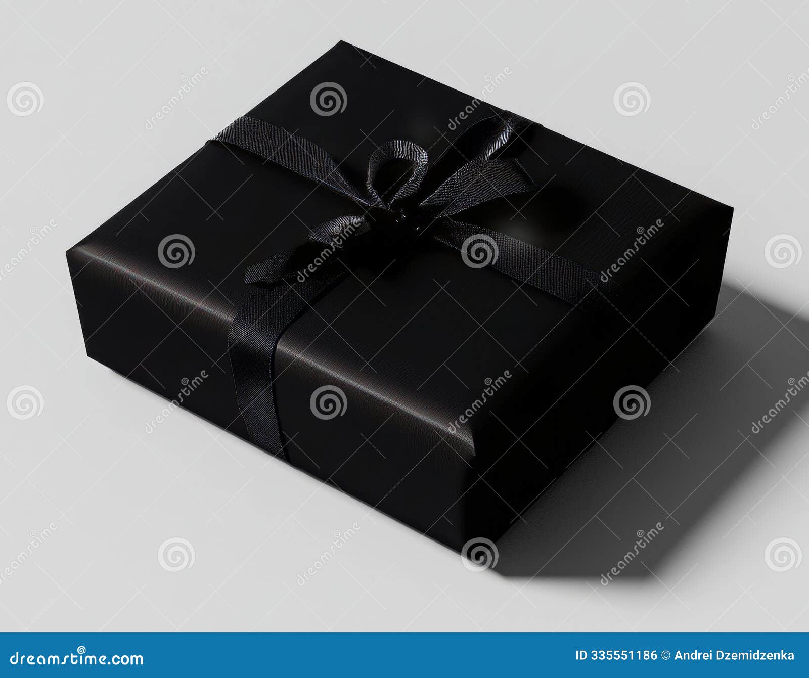 The Mysterious Black Cardboard Box Closed with a Question Mark Has a ...