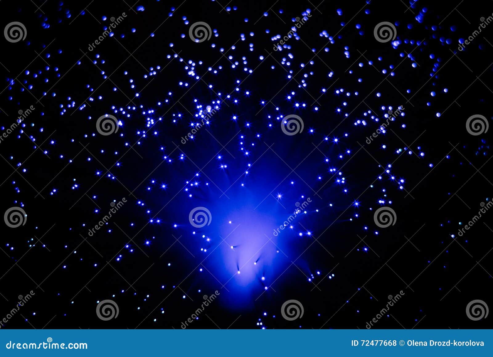 Mysterious blue lights stock photo. Image of blue, concert - 72477668