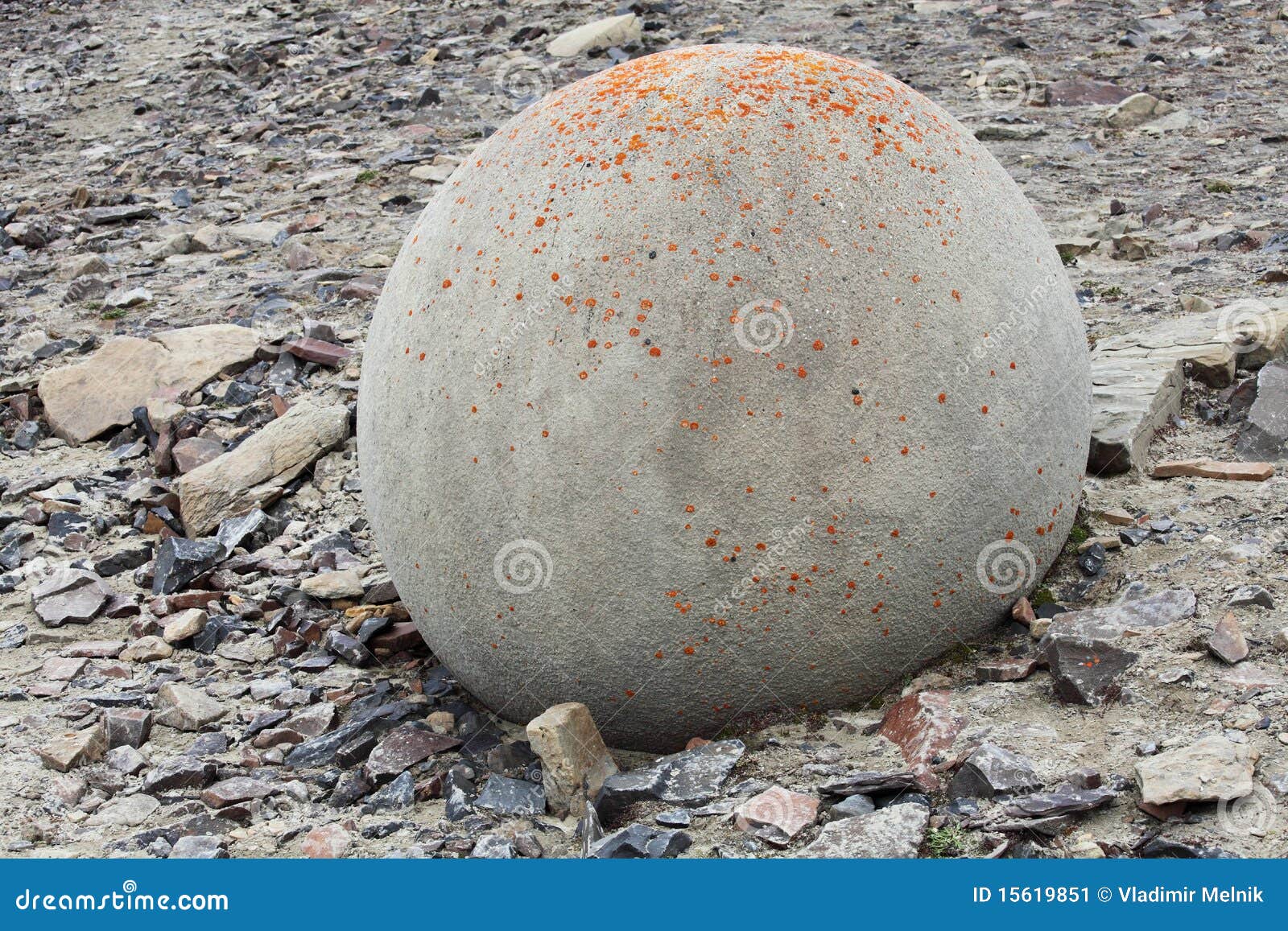 Mysterious Boulders and Pebbles of Champ Island Stock Image - Image of ...