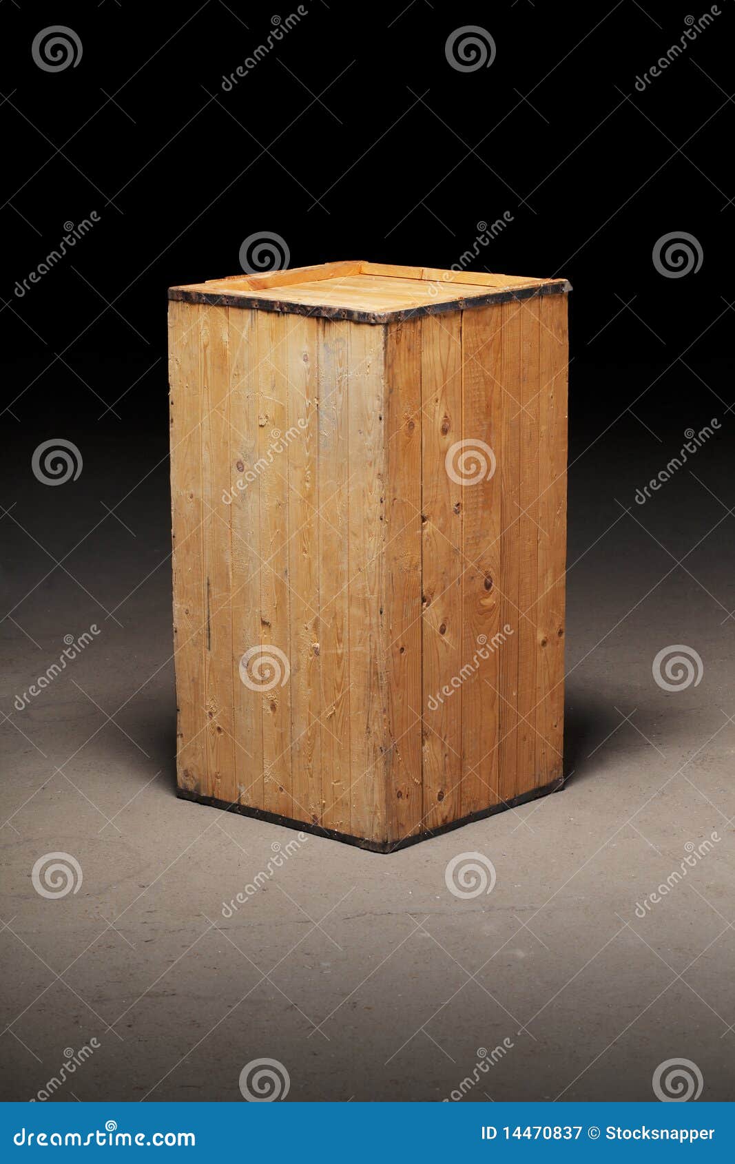 Mysterious box stock image. Image of weathered, container - 14470837