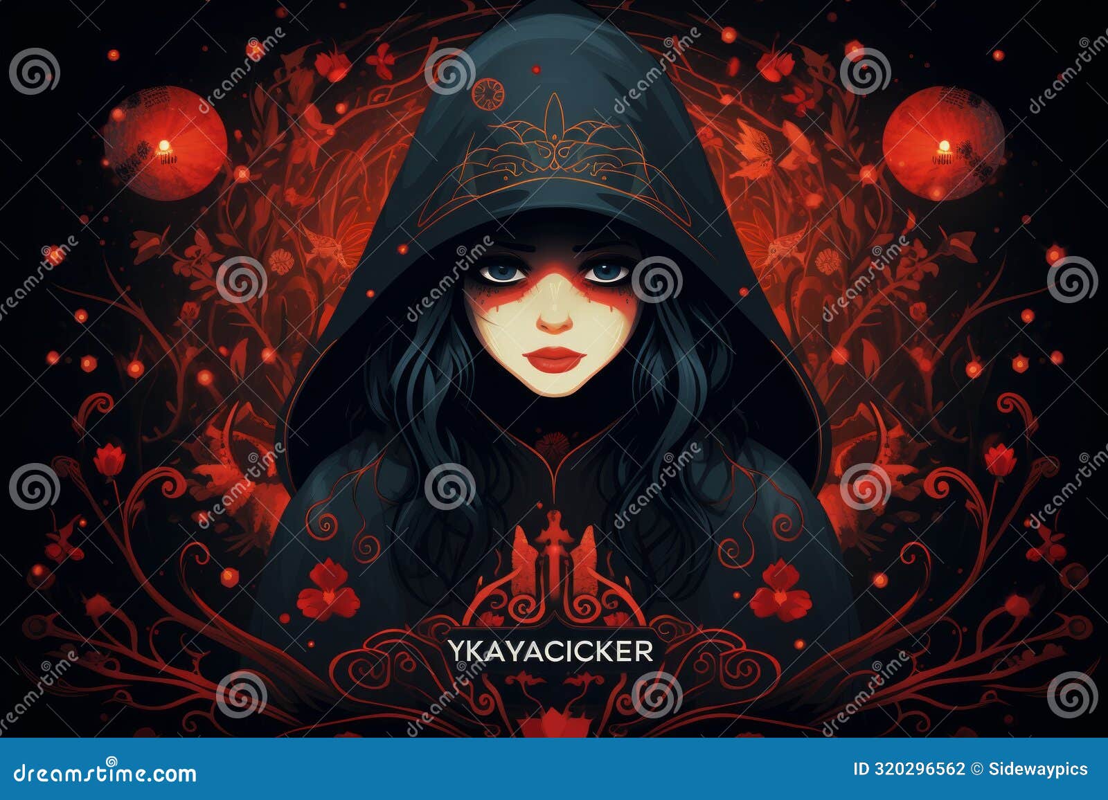 A Mysterious and Brooding Sorcerer, Drawing Power from Forbidden ...