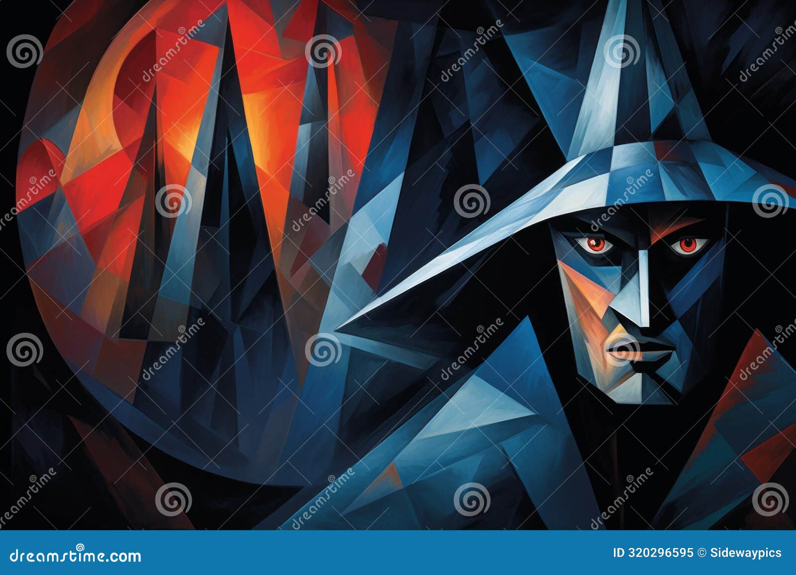 A Mysterious and Brooding Sorcerer, Drawing Power from Forbidden ...