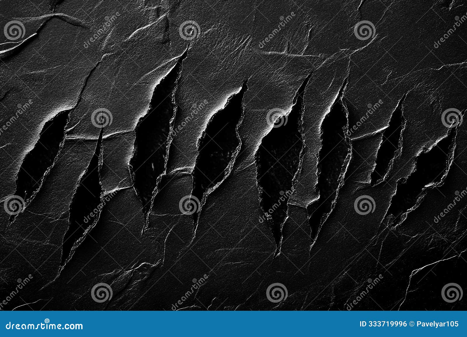 Mysterious Claw Marks Stretch Across a Shadowy Surface with Deep ...