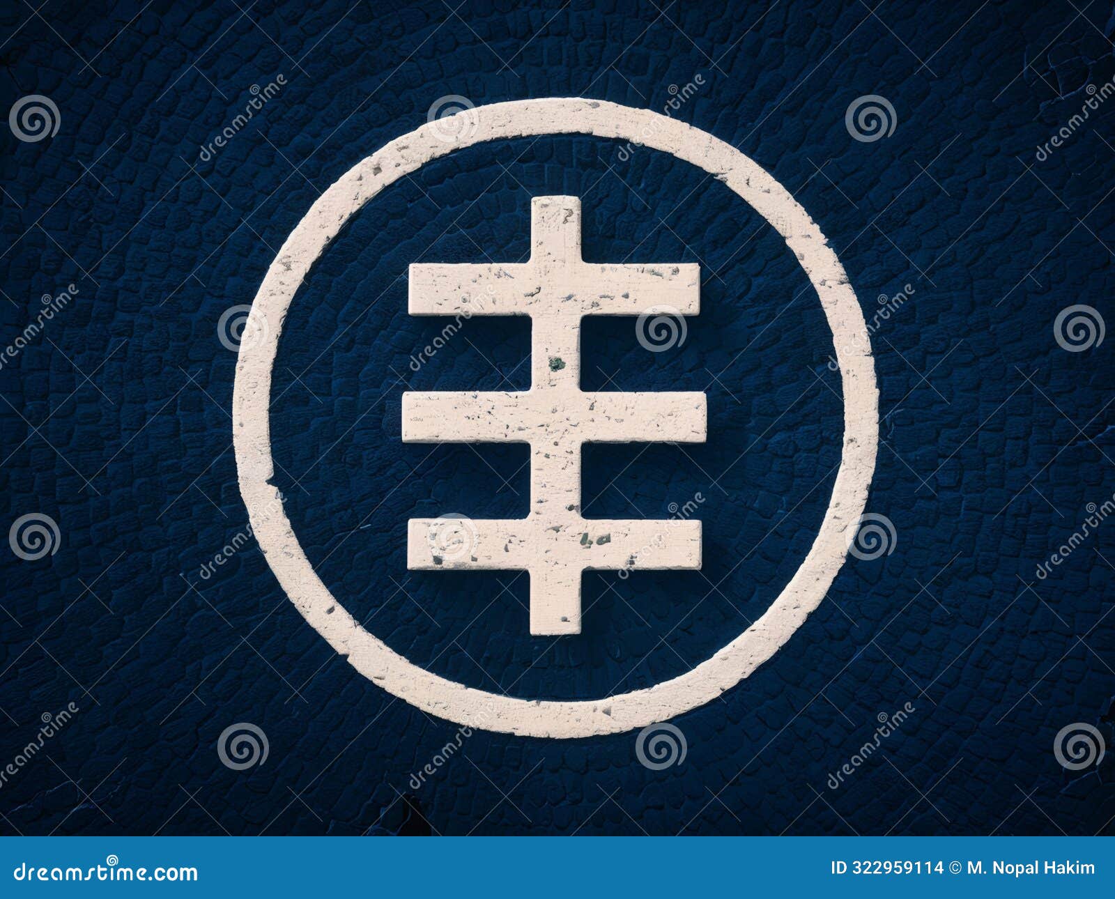 Mysterious and Complex Symbols on Dark Background Stock Illustration ...