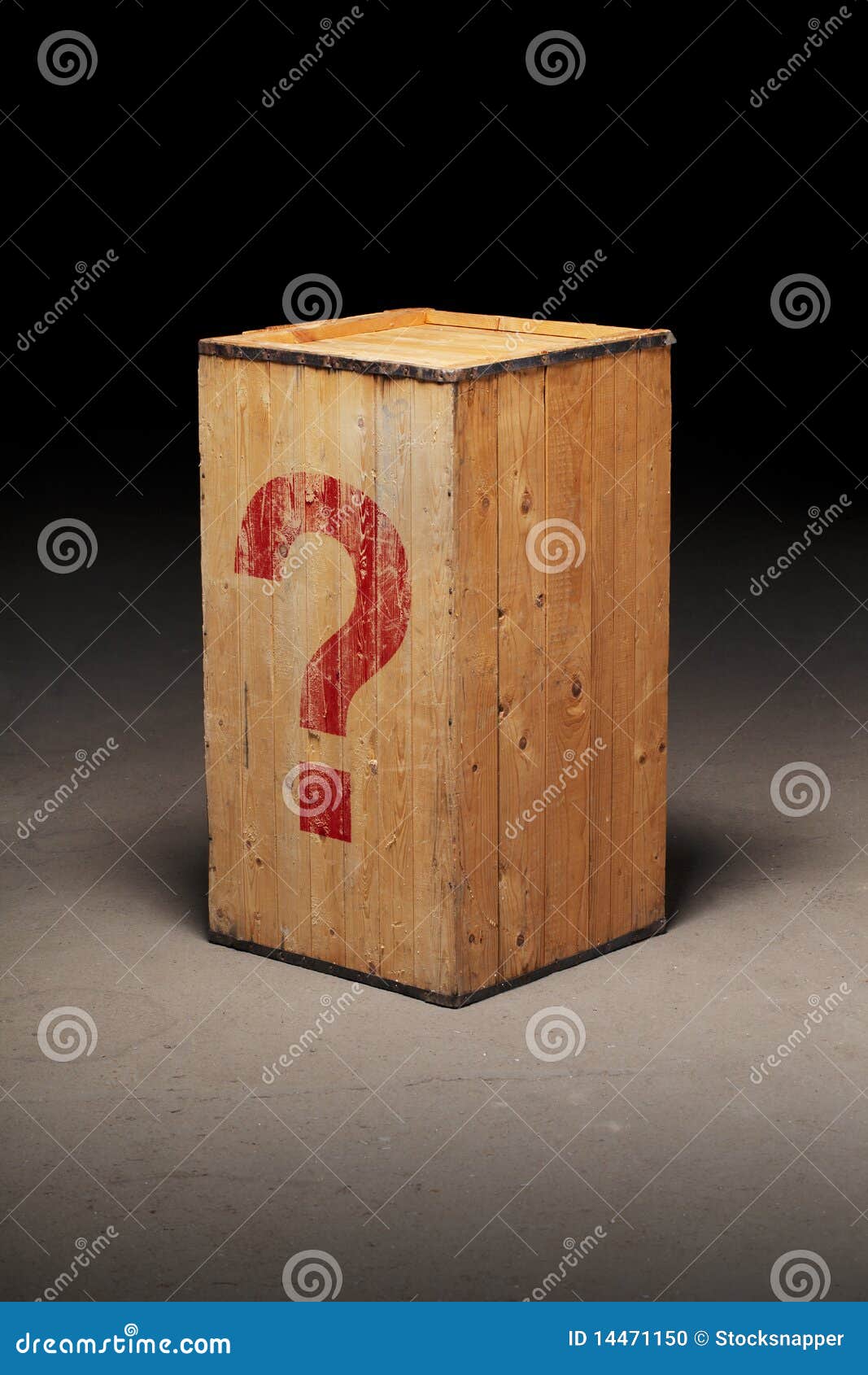 Mysterious crate stock photo. Image of contents, quoestion - 14471150