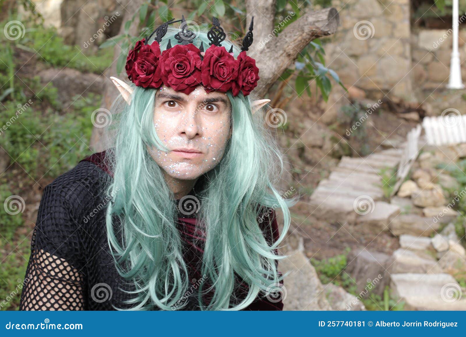 Mysterious Creature with Pointy Ears Stock Image - Image of dangerous ...