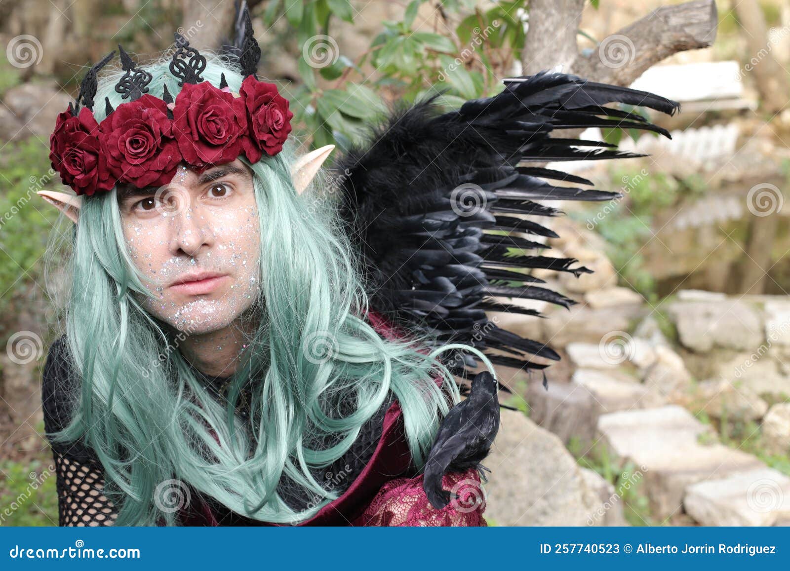 Mysterious Creature with Pointy Ears Stock Image - Image of legendary ...