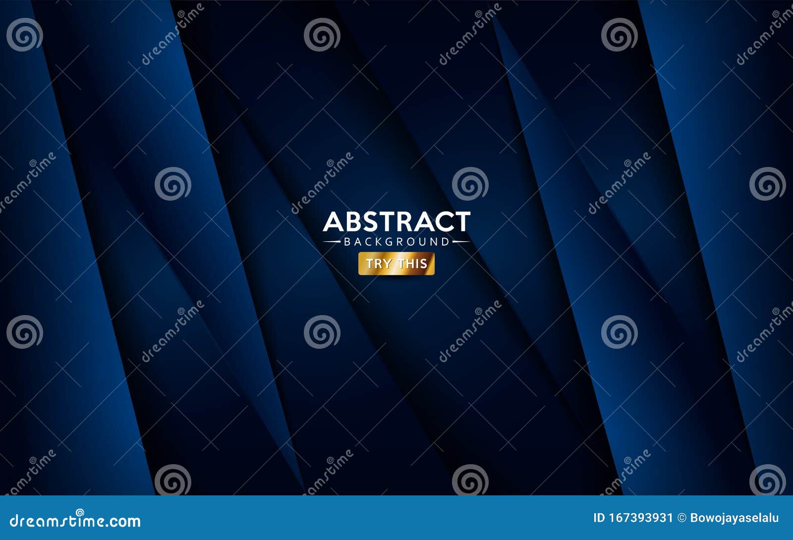 Mysterious Dark Abstract Blue Background Stock Vector - Illustration of ...
