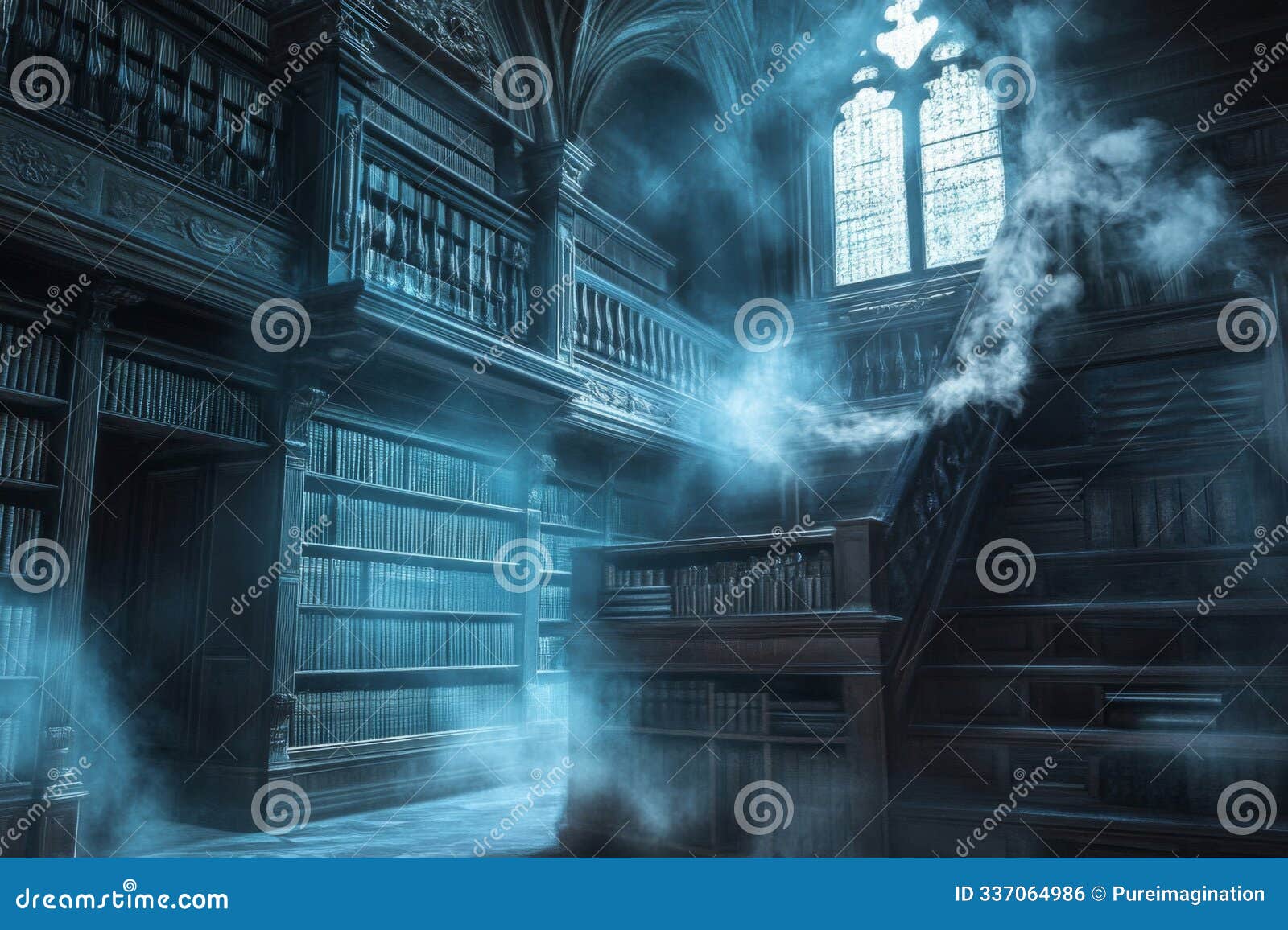 Mysterious Dusty Manuscript With Cryptic Writings Ancient Library Book ...