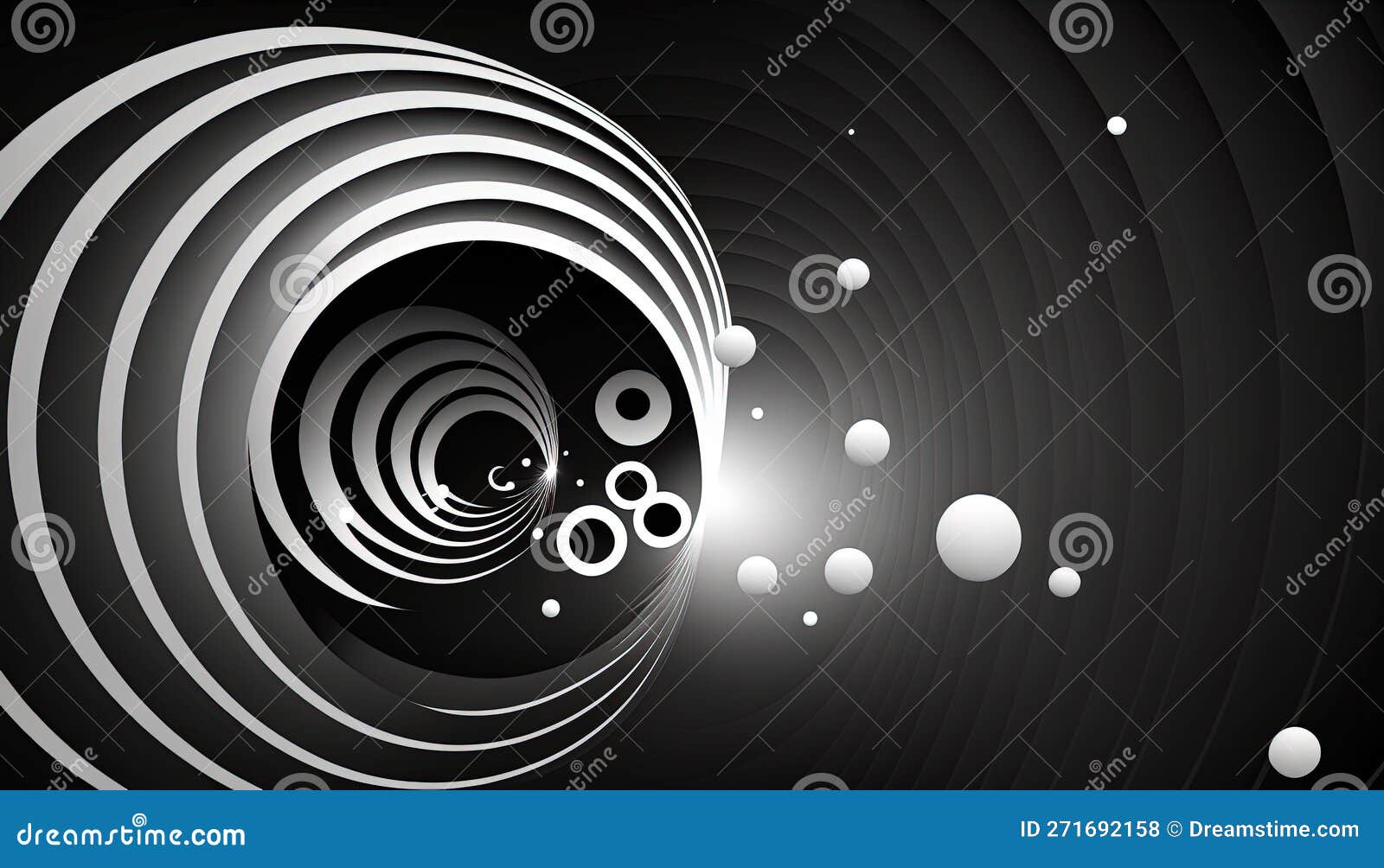 Mysterious Elemental Circles, Abstract Geometry Stock Illustration ...
