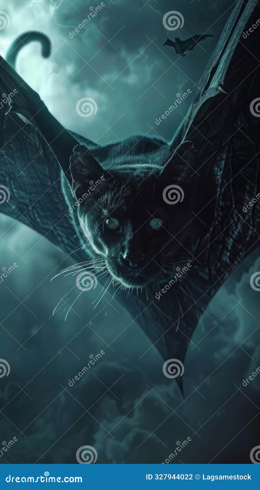 Mysterious Entity Imagine a Bat Merging with a Panther Resulting in a ...