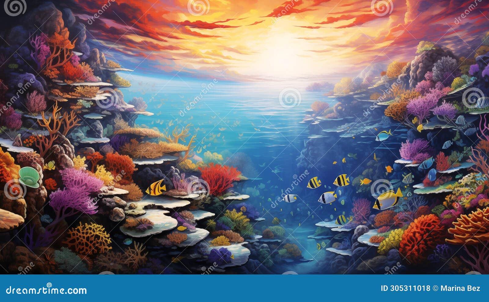 Undersea World. Sea Shell Isolated On White Background. Hand Drawn ...