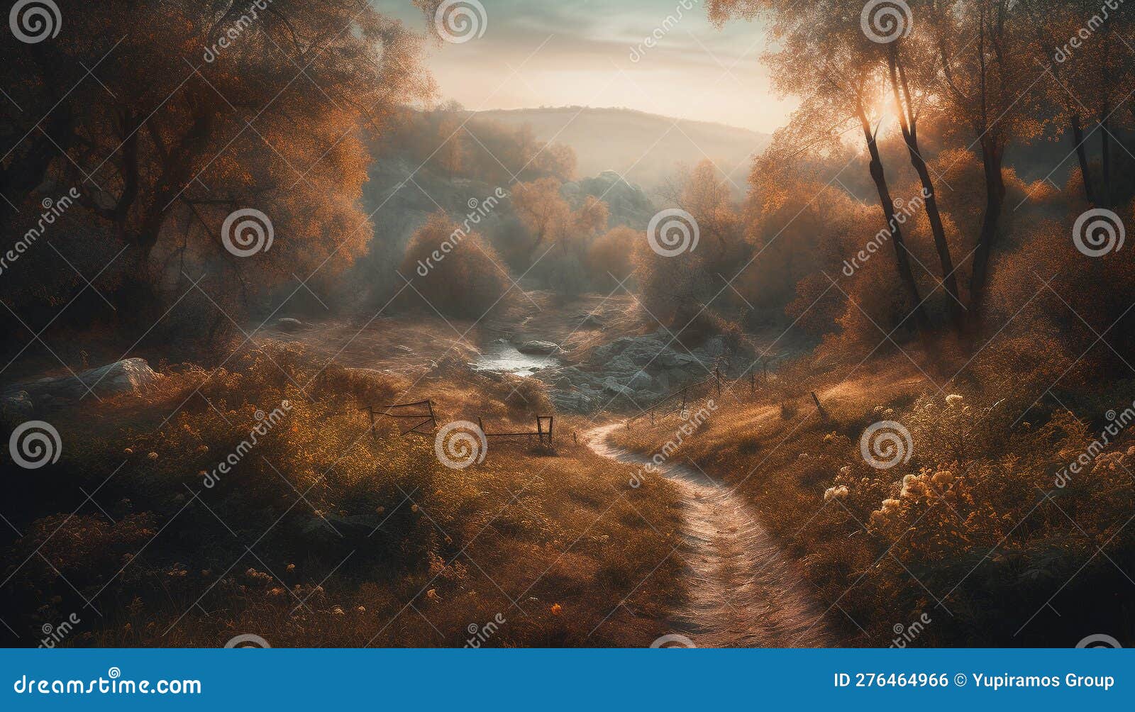 Mysterious Fog Shrouds Tranquil Forest Meadow Scene Generated by AI ... Mysterious Fog Shrouds Tranquil Forest Meadow Scene Generated by AI ...