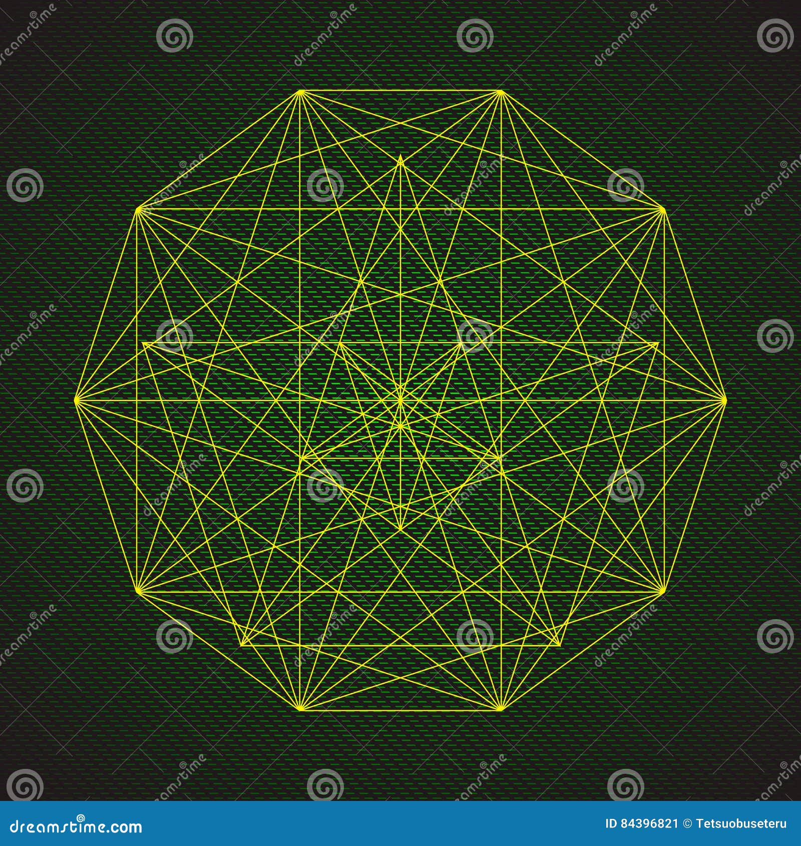 Mysterious geometry stock vector. Illustration of magic - 84396821
