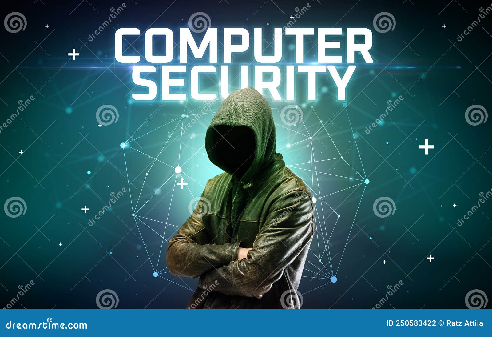 Mysterious Hacker, Online Attack Concept Stock Photo - Image of protection, hooligan: 250583422