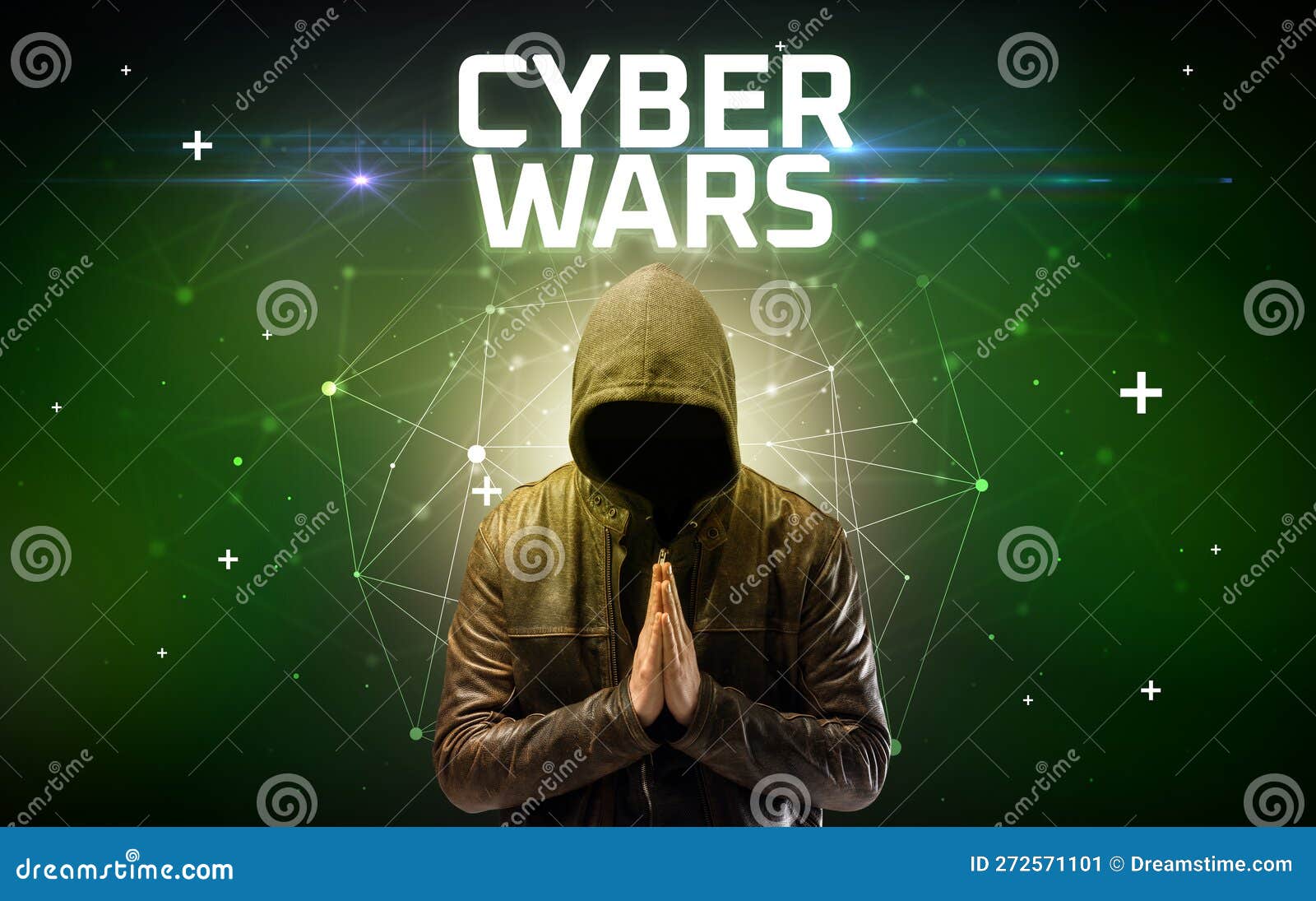 Mysterious Hacker, Online Attack Concept Stock Image - Image of hooded ...