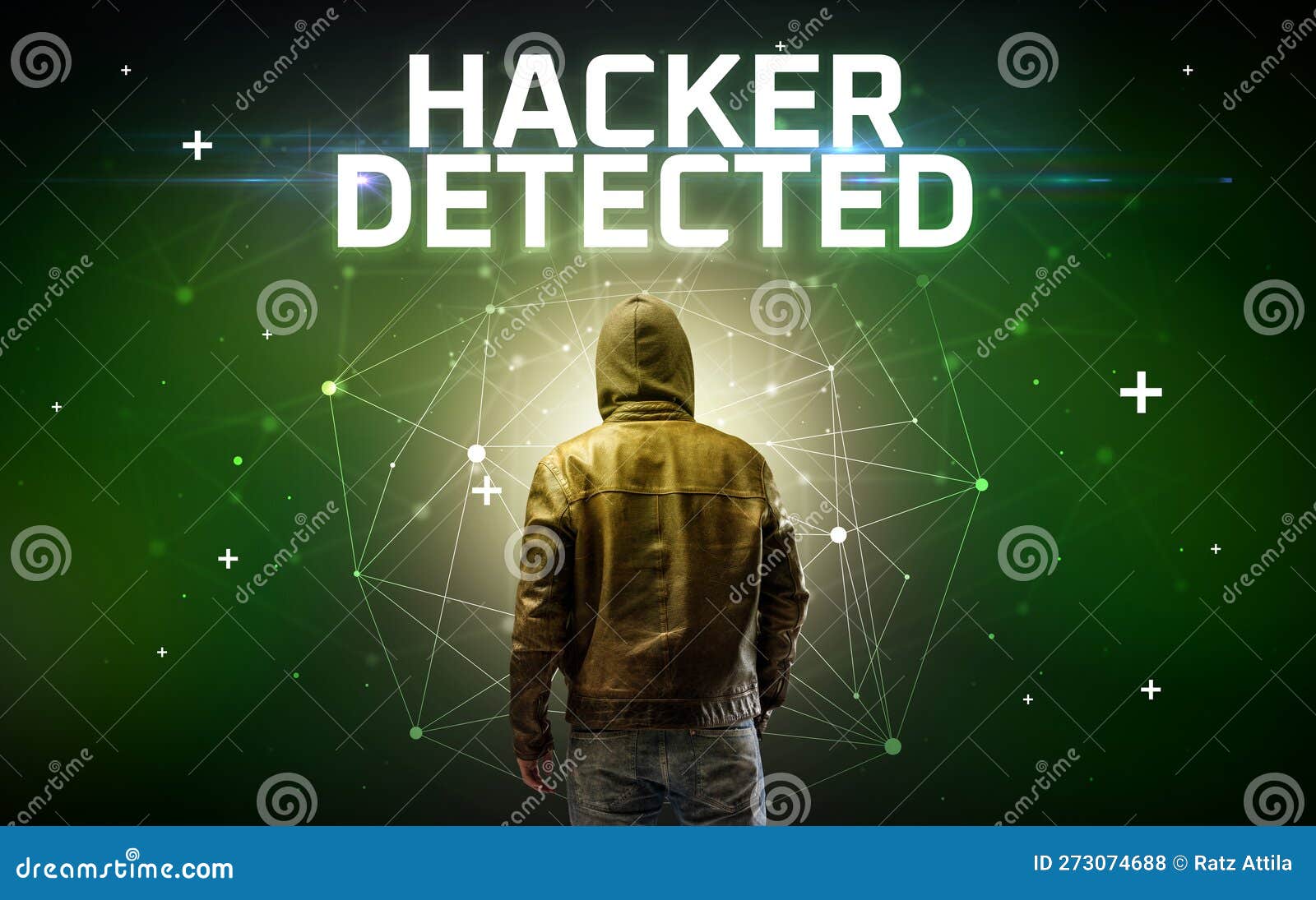 Mysterious Hacker, Online Attack Concept Stock Photo - Image of ...