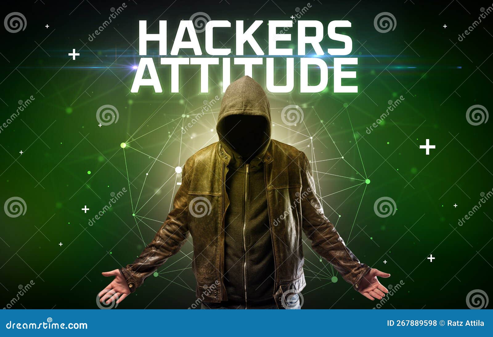 Mysterious Hacker, Online Attack Concept Stock Photo - Image of ...