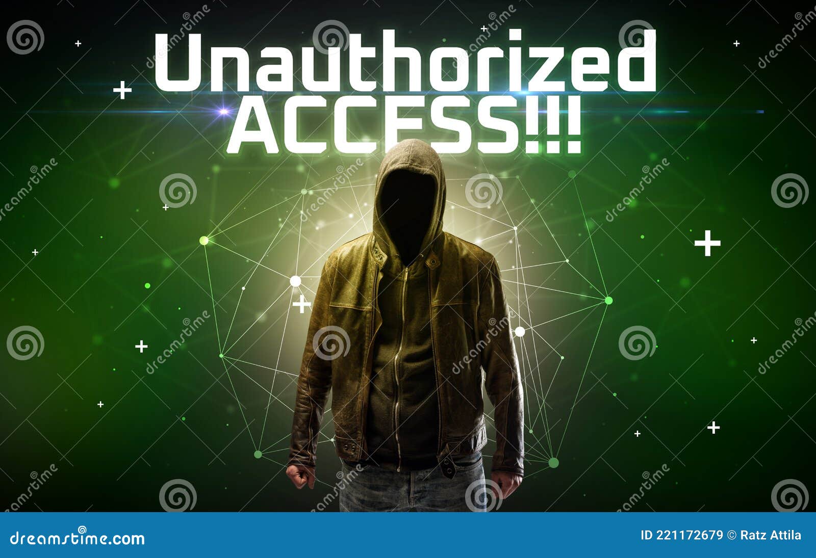 Mysterious Hacker, Online Attack Concept Concept Stock Image - Image of ...
