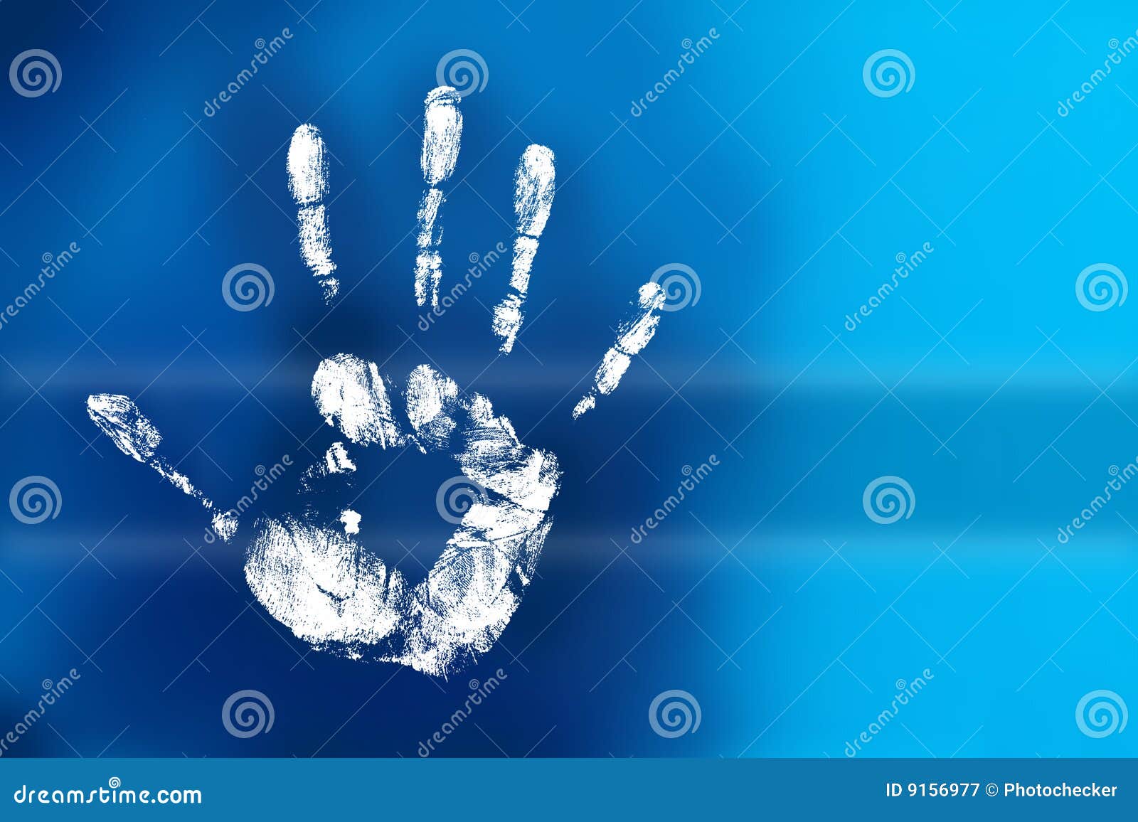 Mysterious handprint stock illustration. Illustration of artwork - 9156977