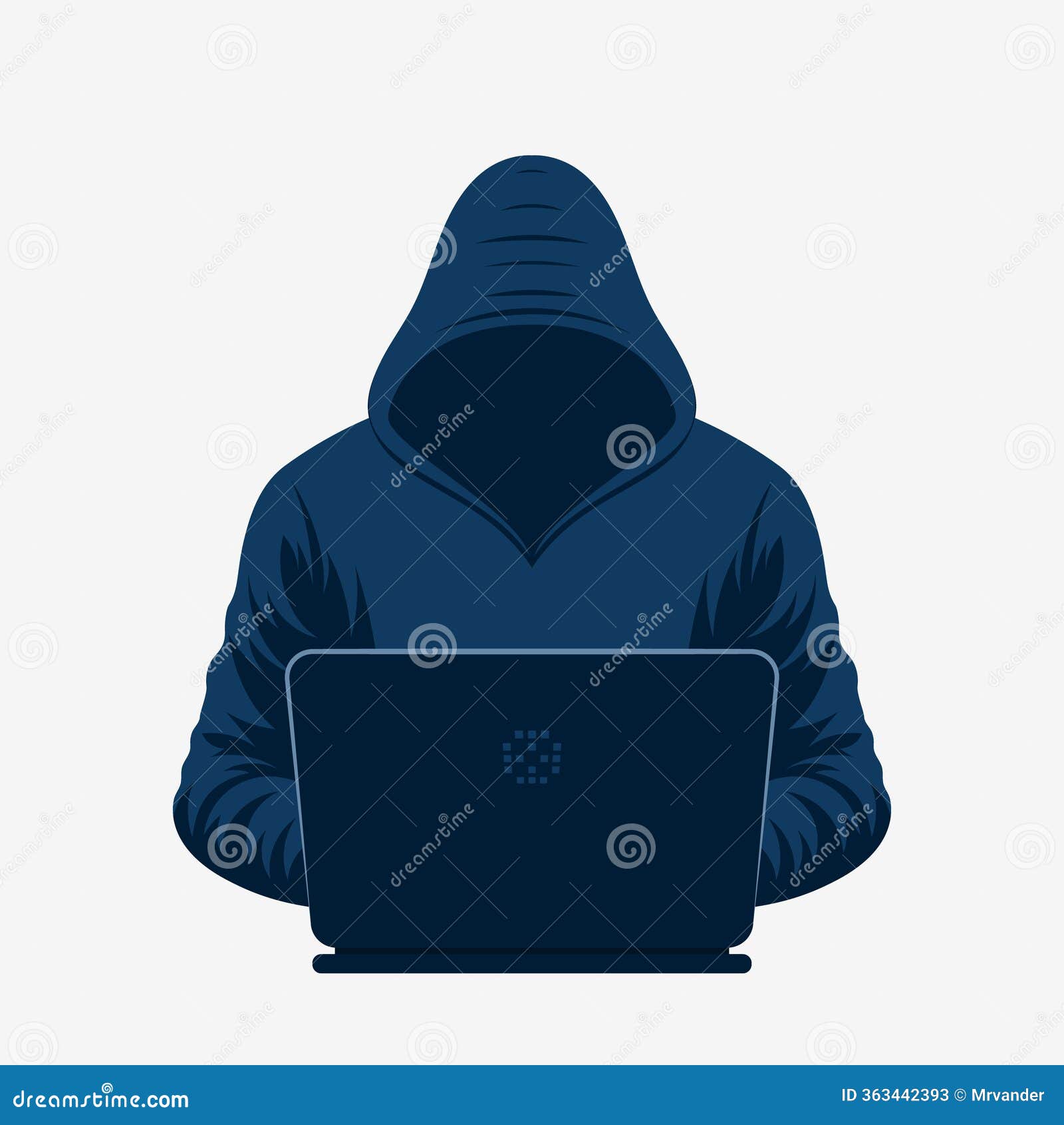 Hacker Logo Design, Cyber Attack Icon Cartoon Vector | CartoonDealer ...