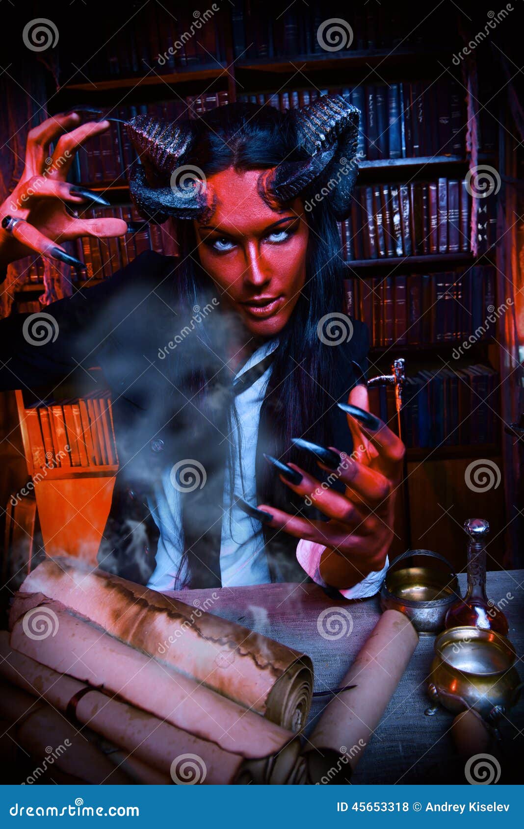 Mysterious interior stock photo. Image of devil, curse - 45653318