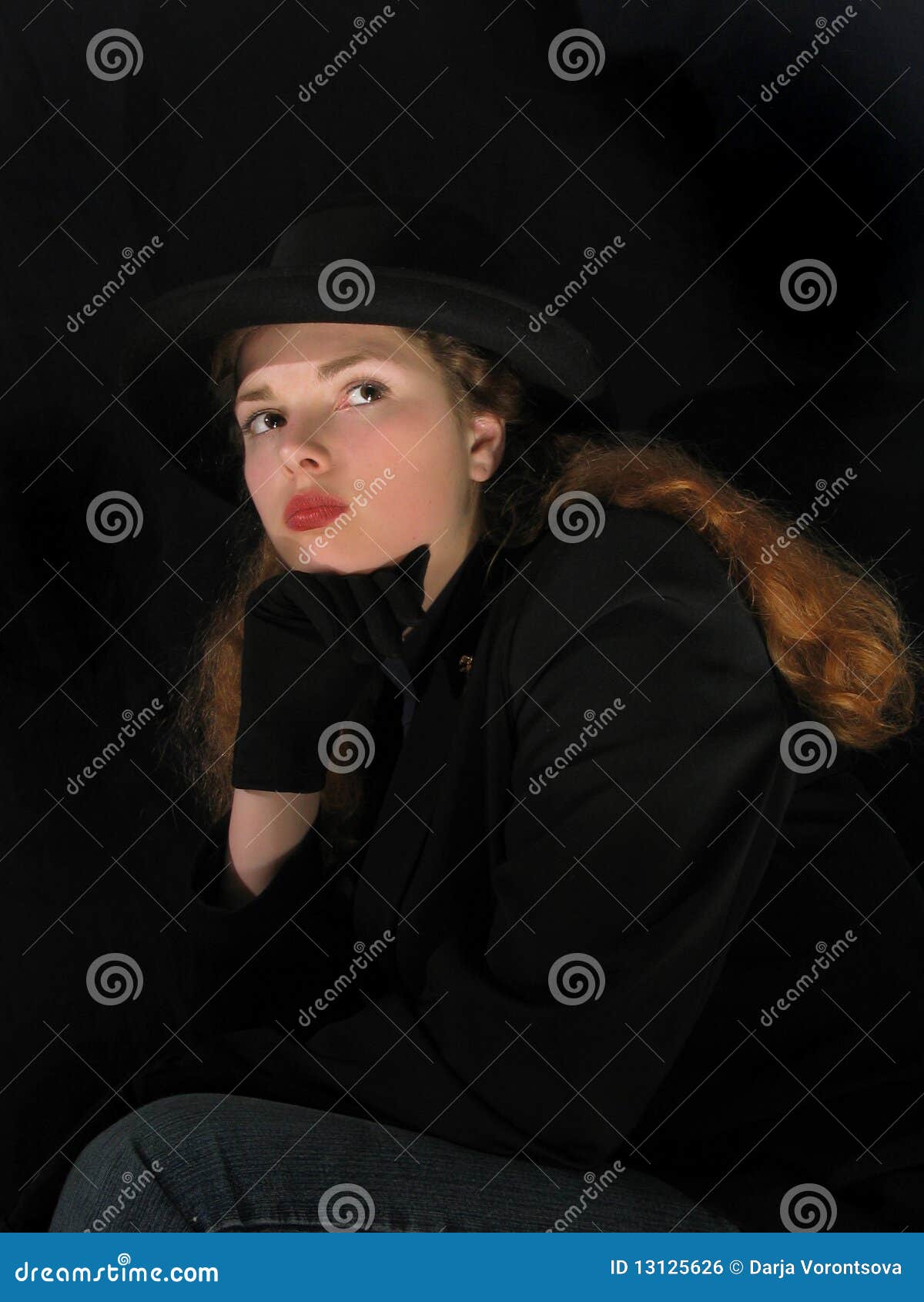 Mysterious lady stock photo. Image of lady, sensuality - 13125626