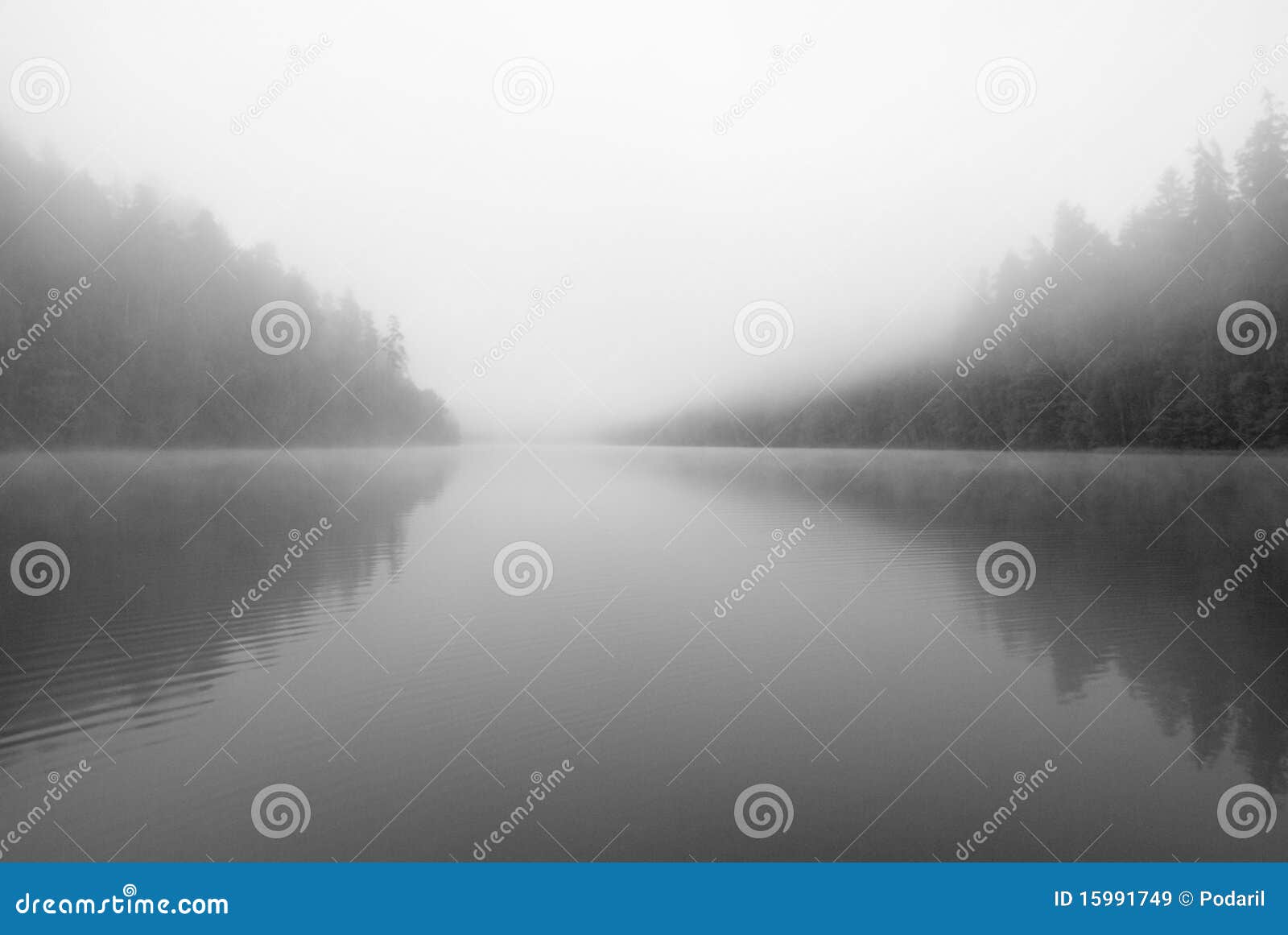 Mysterious lake stock image. Image of place, countryside - 15991749
