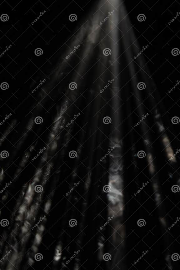 Mysterious Light Rays in the Shadows Stock Image - Image of soft ...